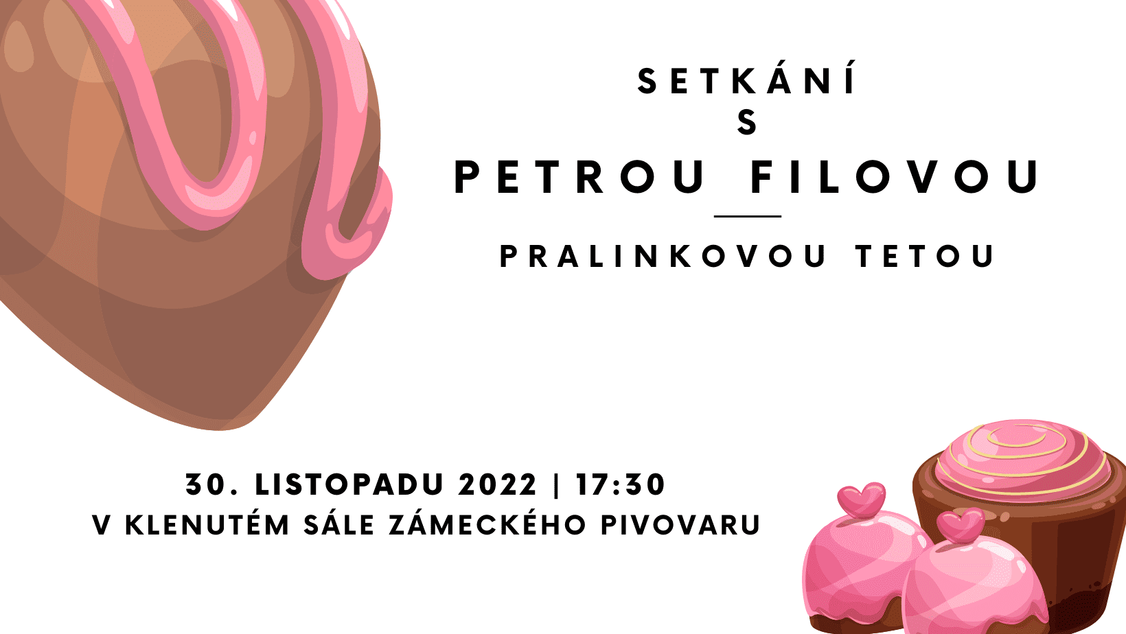 Setkání s Petrou Filovou – Pralinkovou tetou – Knihovna Litomyšl